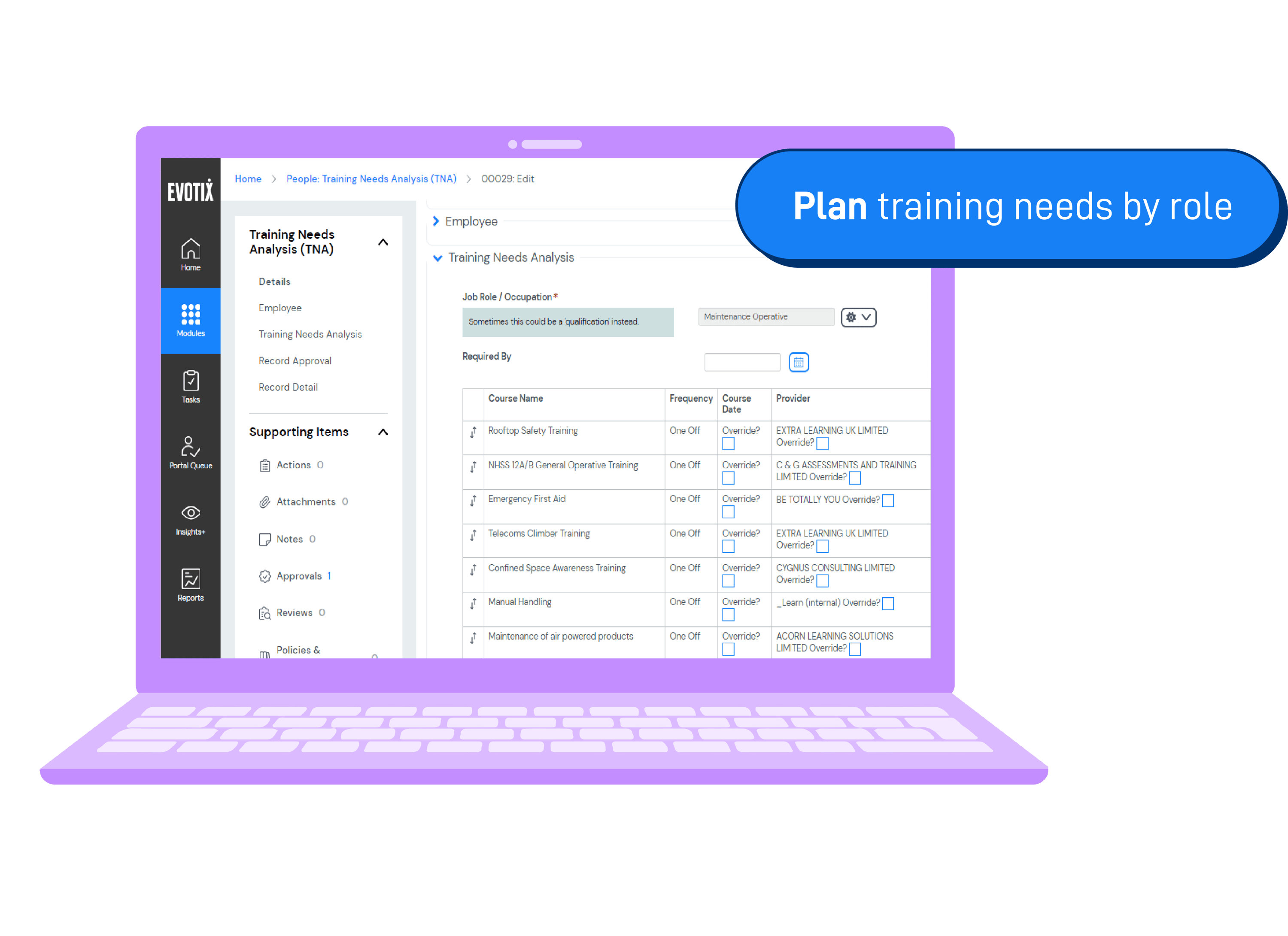EHS Training & Competency Management | Evotix